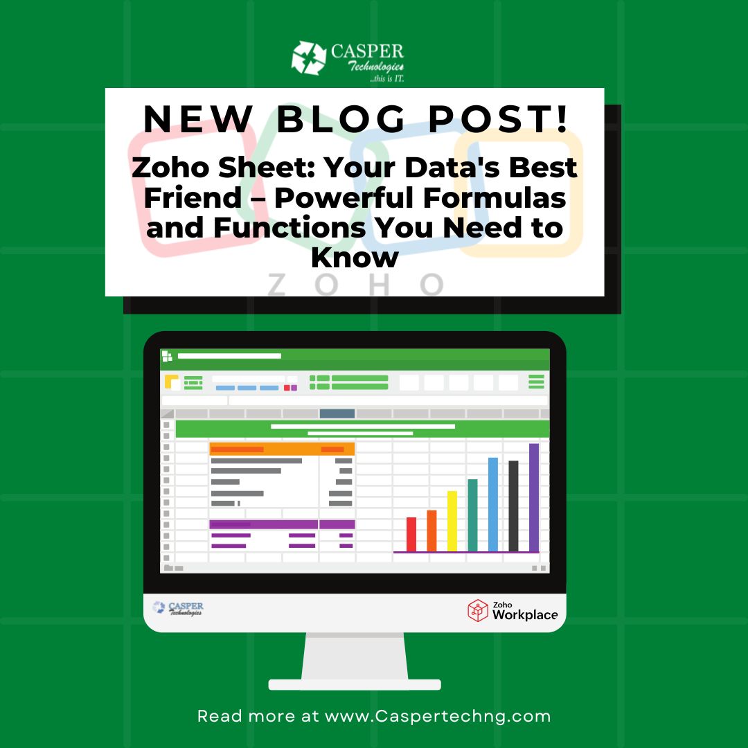 Zoho Sheet: Your Data's Best Friend – Powerful Formulas and Functions ...